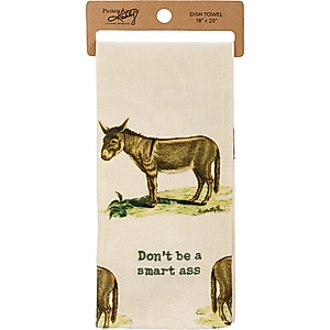 Primitives by Kathy Don't Be A Smart Ass Decorative Kitchen Towel