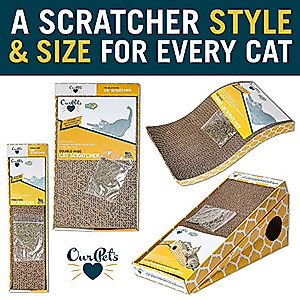 Cosmic OurPets Far and Wide Cat Scratcher Cat Toys (Cat Toys for Indoor Cats, Catnip Toys, Cat Gifts & Cat Toys Interactive) [Includes Cosmic Catnip- North-American Grown]
