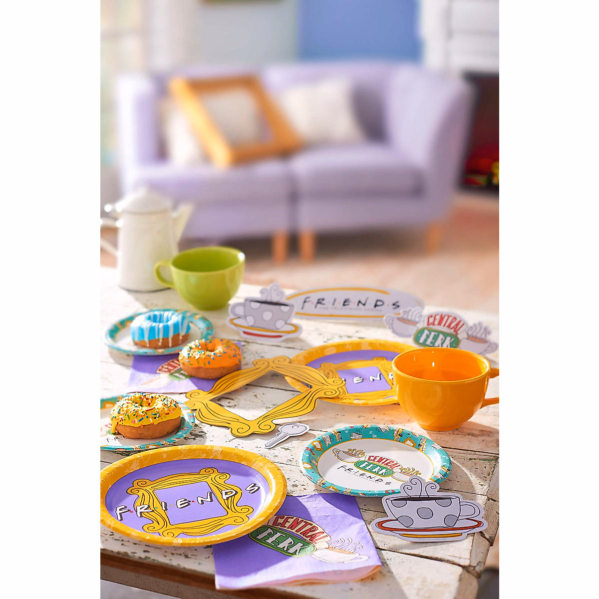 American Greetings Friends Party Supplies, Photo Booth Kit with Props (14 Pieces)