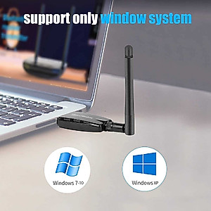 Blueshadow 2-in-1 USB WiFi Bluetooth Adapter AC1200 Dual Band 2.4G/5G Wireless Network Adapter 5dBi High Gain WiFi Antenna WiFi Adapter for Gaming Pc/Laptop/Desktop Supports Windows 10/8.1/8/7/XP