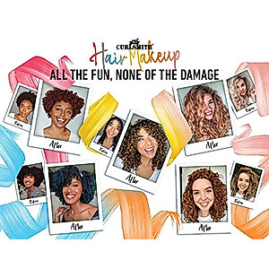 Curlsmith - Rainbow Hair Makeup Bundle - Vegan Temporary Hair Color & Styling Gel, 5 Colors (3 fl.oz x 5)