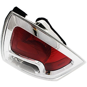 Evan Fischer Tail Light Lens and Housing Compatible with 2006-2009 Ford Fusion - CAPA Passenger Side