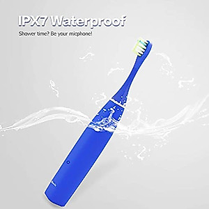 MICESHU Kids Electric Toothbrush, Rechargeable Sonic Toothbrush with 2 Brush Heads, Food Grade Silicone Sleeve & IPX7 Waterproof, for Children and Toddlers Age 3+, Soft