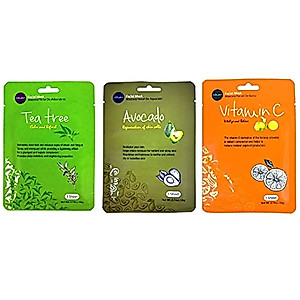 Celavi Essence Face Mask Paper Sheet Korea Skin Care Moisturizing 12 Pack Classic Facial Beauty