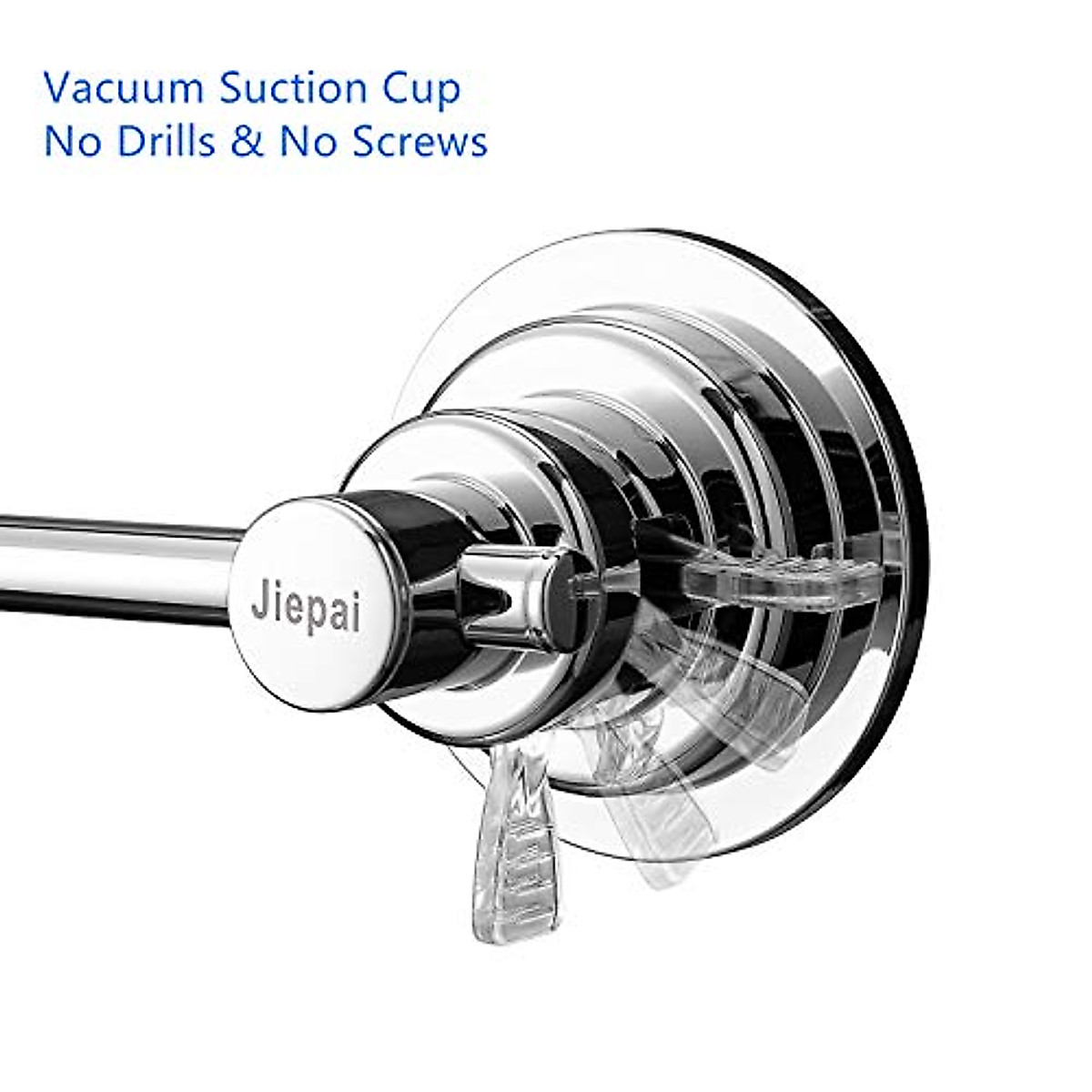 JiePai Suction Cup Towel Bar 16 Inch,Removable Vacuum Suction Towel Holder Suction Towel Rack for Bathroom Kitchen…