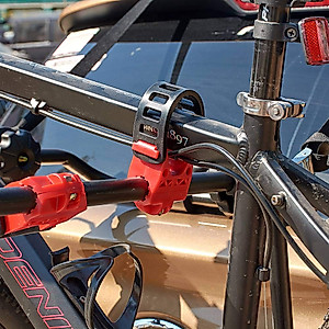 Blueshyhall Bike Carrier Trunk Mount Bike Rack for SUV Car Heavy Duty 2 Bike Carrier Mount