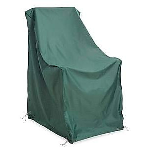 Plow & Hearth Rocking Chair Outdoor Patio Furniture Cover Waterproof | Green | 26-3/4' Inches Long x 31-1/2' Inches Wide x 44 Inches Tall