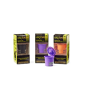 Ekobrew Classic Reusable Filter, Keurig 1.0 and 2.0 Compatible - Black