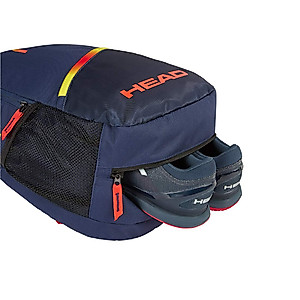 HEAD Racquetball & Pickleball Backpack - Racket Bag w/ Multiple Compartments & Adjustable Shoulder Straps