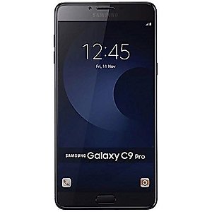 Samsung Galaxy C9 Pro C9000 64GB Black, Dual Sim, 6", GSM Unlocked International Model, No Warranty