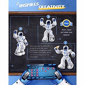 Ruko 1088 Smart Robots for Kids, Large Programmable Interactive RC Robot with Voice Control, APP Control, Present for 4 5 6 7 8 9 Years Old Kids Boys and Girls