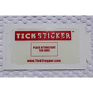 Tick Trapper Tick Sticker Flea, Tick, and Insect Trap - Non-Toxic and Easy to Use - Patent Pending Tick Attractant, Sticky Glue Traps Crawling Insects (Pack of 3)