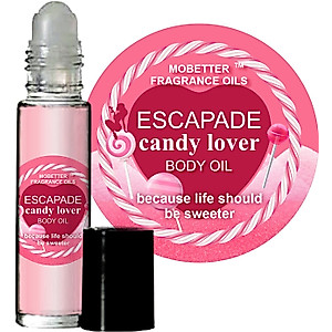 MOBETTER FRAGRANCE OILS Escapade Candy Lover Women Perfume Body Oil 10ml Roll On Bottle