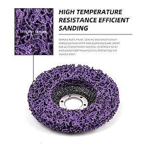 LUCKUT Strip Discs Grinding Disc 4.5'' x 7/8'' Stripping Wheel Clean and Remove Paint Coating Rust Welds Oxidation for Angle Grinder-5 Pack