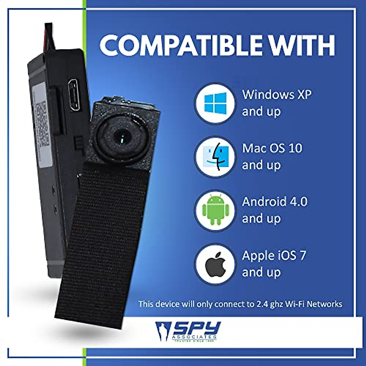 Mini Gadgets Covert 4K Hidden Camera DIY Kit w/DVR, Night Vision - Built in Secret Camera Recording Activity - Indoor Home Security Cameras, Nanny Cam