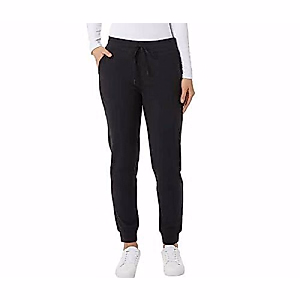32 DEGREES Heat Women's Tech Fleece Jogger Pant (Medium, Black)
