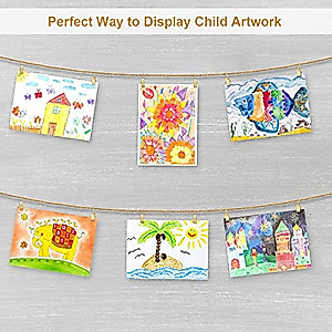 Coideal Small Curtain Clips Gold - 100 Pack Stainless Steel Curtain Hooks for Hanging Party String Lights Indoor, Art Crafts, Christmas Wedding Decoration (Light Gold)