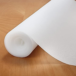 Shelf Liner,Non Adhesive Clear Drawer Liner,Non Slip Washable Easy to Cut Kitchen Cabinet Liner,for Shelves,Cabinet,Pantry,Storage, Desks, Refrigerator Liner (11.8 in x 10 Ft)