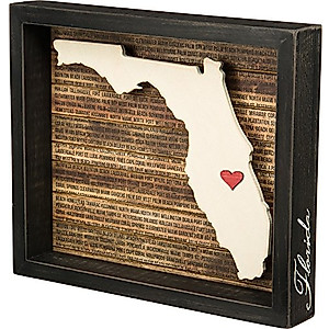 Primitives by Kathy Box Sign, 8" x 8", Florida