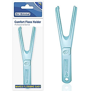Dr. Emma Dental Floss Holder Replacement Floss Mate Handle Y Shape 2 Count