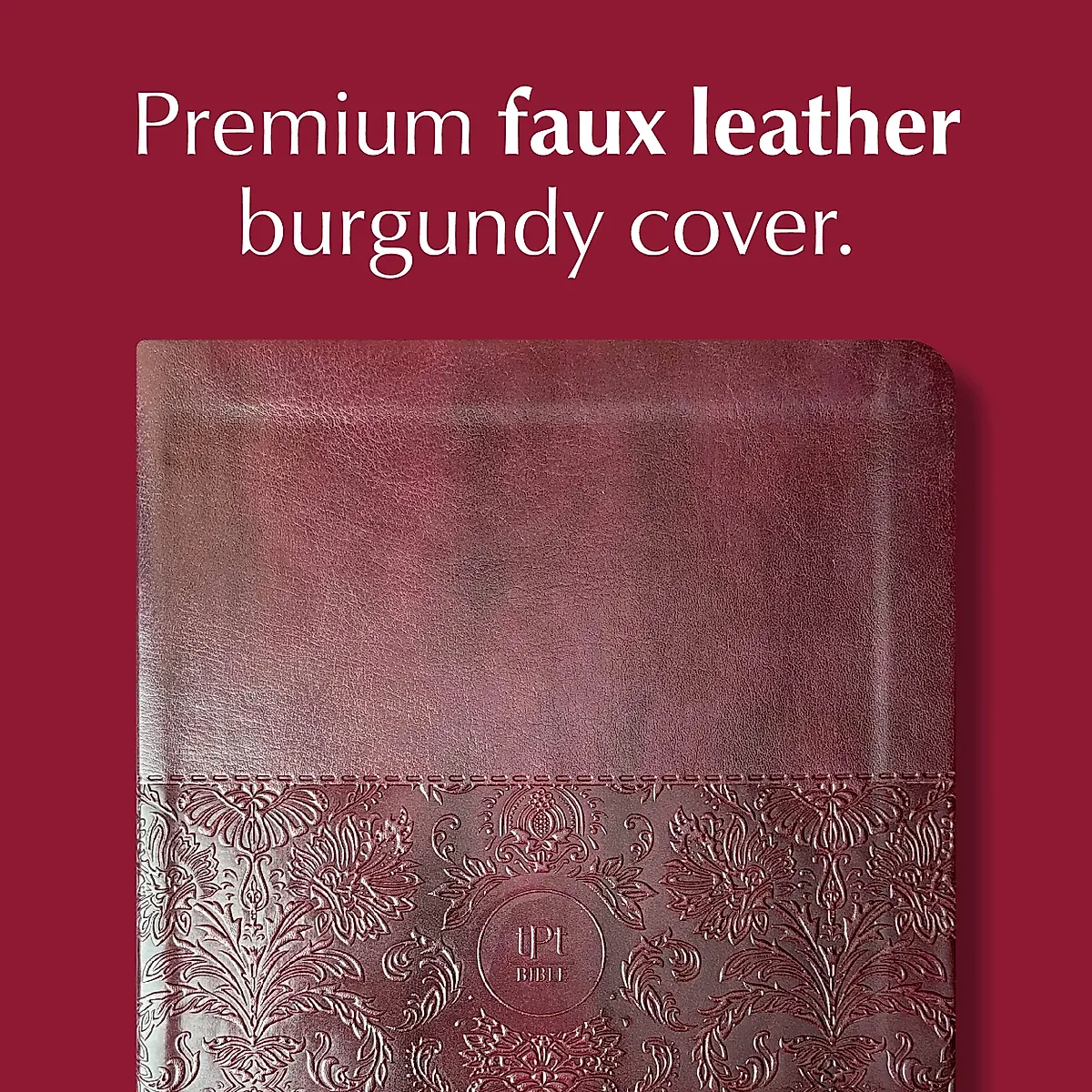 The Passion Translation New Testament, Burgundy, Large Print (Faux Leather) – In-Depth Bible with Psalms, Proverbs, and Song of Songs, Makes a Great Gift for Confirmation, Holidays, and More