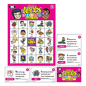 Super Duper Publications | Say & Do Verbs Bingo Game | Action Words | Educational Learning Resource for Children