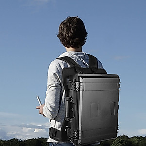 KANG YU Hard Shell Travel Carrying Case bag Compatible with Xbox Series X Games Accessories with Removable ergonomic strap Anti-fall shockproof Waterproof backpack