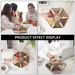 Multi Sectional Snack Serving Tray Set with Lid, Serving Tray/Platters, Snack Nut Bowl Set For Parties,TV,Family,Salad,Chips,Nuts,Peanuts Bowls