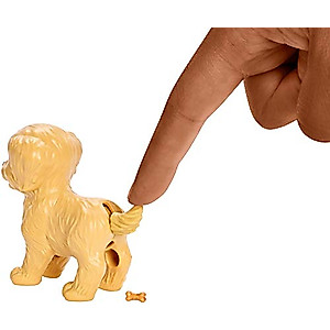 Barbie Doggy Daycare Doll, Brunette, and Pets Playset with 4 Dogs, Including One Puppy that Poops and One that Pees, Plus Color-Change Paper and More, Gift for 3 to 7 Year Olds​