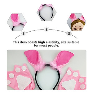 FRCOLOR 12 pcs Animal Ear Design Hair Bands Kids Adorable Headdress Party Favors Plush Animal Ear Headbands Birthday Halloween Jungle Zoo Farm Theme Parties