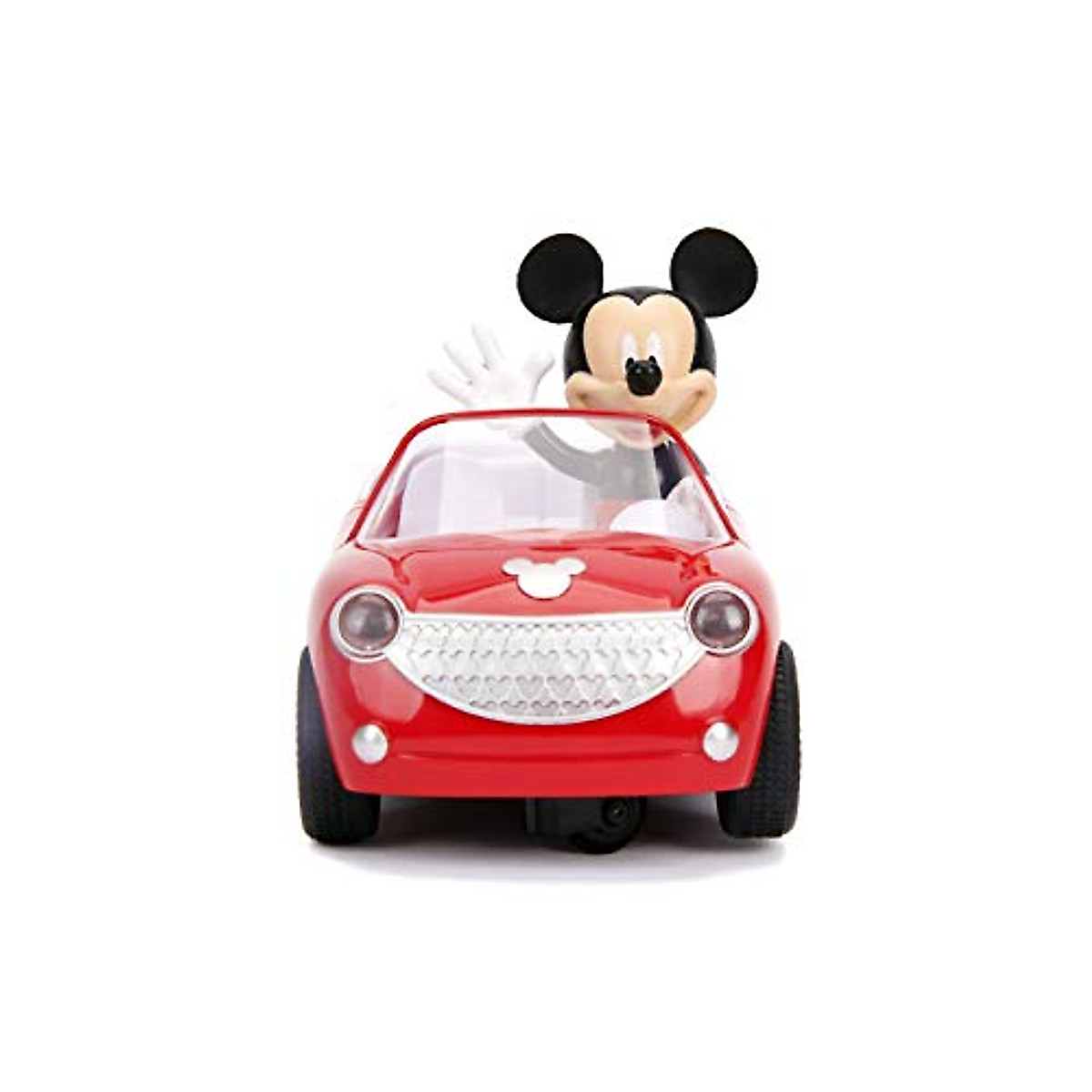 Jada Toys Disney Junior Mickey Mouse Clubhouse Roadster RC Car Red, 7"