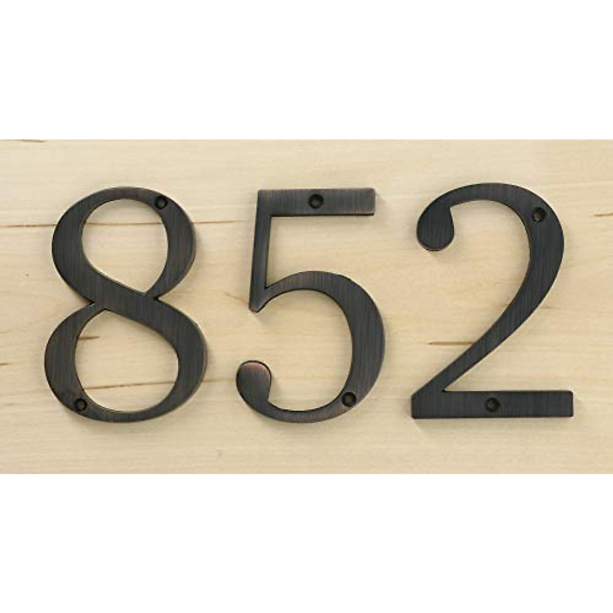 Distinctions 843248 4" Flush Mount House Number 8, No Size, Bronze