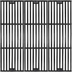 Uniflasy Grill Cooking Grates for Chargriller 5050, 2121, 2123, 2222, 2828, 3001, 3008, 3725, 3030, 4000, 5252, King Griller 3008, 5252, 3 Pack 19 3/4 Inch Char Griller Duo 5050 Grids