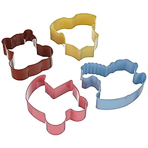 Wilton Baby Theme Cookie Cutter 4 Piece Set