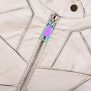 TEHAUX Rainbow Pulls Zipper Replacement 10pcs Metal Slider Zipper Repair Zipper for Sewing DIY Tailor Craft Coats Jacket Purses Luggage Backpacks Bags Shoes