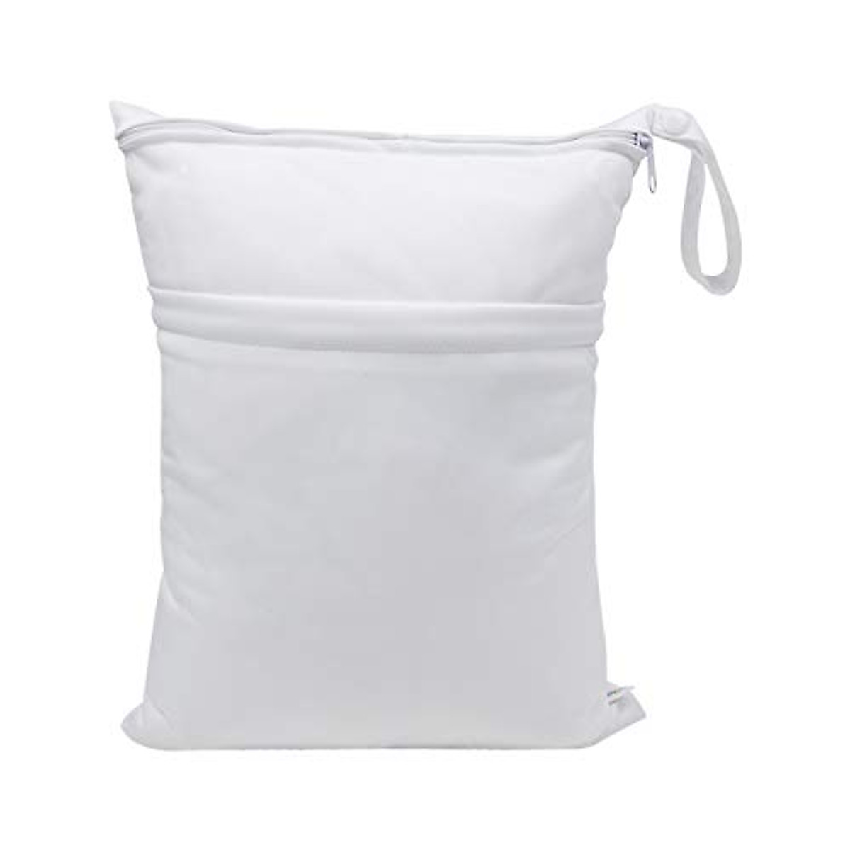 babygoal Wet Dry Bags for Baby Cloth Diapers, Washable Travel Bags, Beach, Pool, Gym Bag for Swimsuits & Wet Clothes with 2 Pockets 3 Pack L-BWG