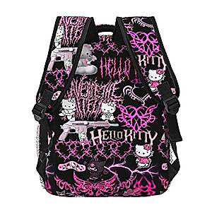 BAMARO Cartoon Anime Backpack for Girls Women Lightweight High Capacity School Bookbag