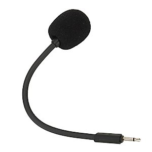 Game Mic Replacement for 100, Noise Cancelling Sponge Adjustable Microphone Arm, 2.5mm Detachable Game Boom Microphone for Gaming Headsets