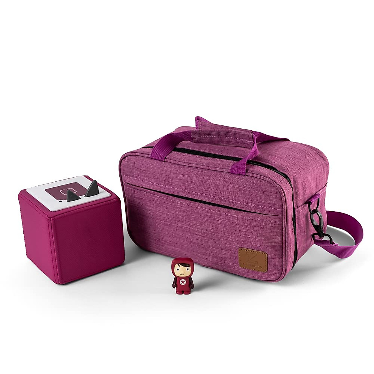 Liebeszeug – Carrying Case for Toniebox Starter Set | Compact Tonies Storage Travel Bag | Fits Tonie Box, Creative Tonie Figures & Characters, Charger, Headphones & More | Designed in Austria