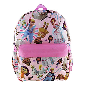 Toy Story 4-16 inch All Over Print Deluxe Backpack With Laptop Compartment