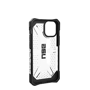 URBAN ARMOR GEAR UAG Designed for iPhone 12 Mini 5G [5.4-inch screen] Rugged Lightweight Slim Shockproof Transparent Plasma Protective Cover, Ice