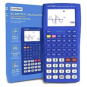 Scientific Calculator with Graphic Functions - Multiple Modes with Intuitive Interface - Perfect for Beginner and Advanced Courses, High School or College