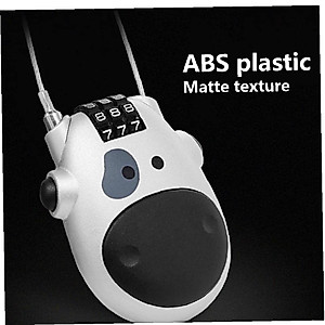 Retractable Cable Lock Mini Lock Number Padlock Luggage Locks with Cable for Suitcases Bike Snowboard Stroller