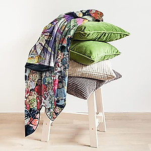 Star Trek The Original Series Cast Fleece Softest Throw Blanket| Measures 60 x 45 Inches