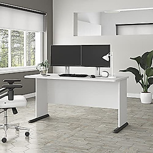 Bush Business Furniture Series A 84W x 84D Desk, 60W, White