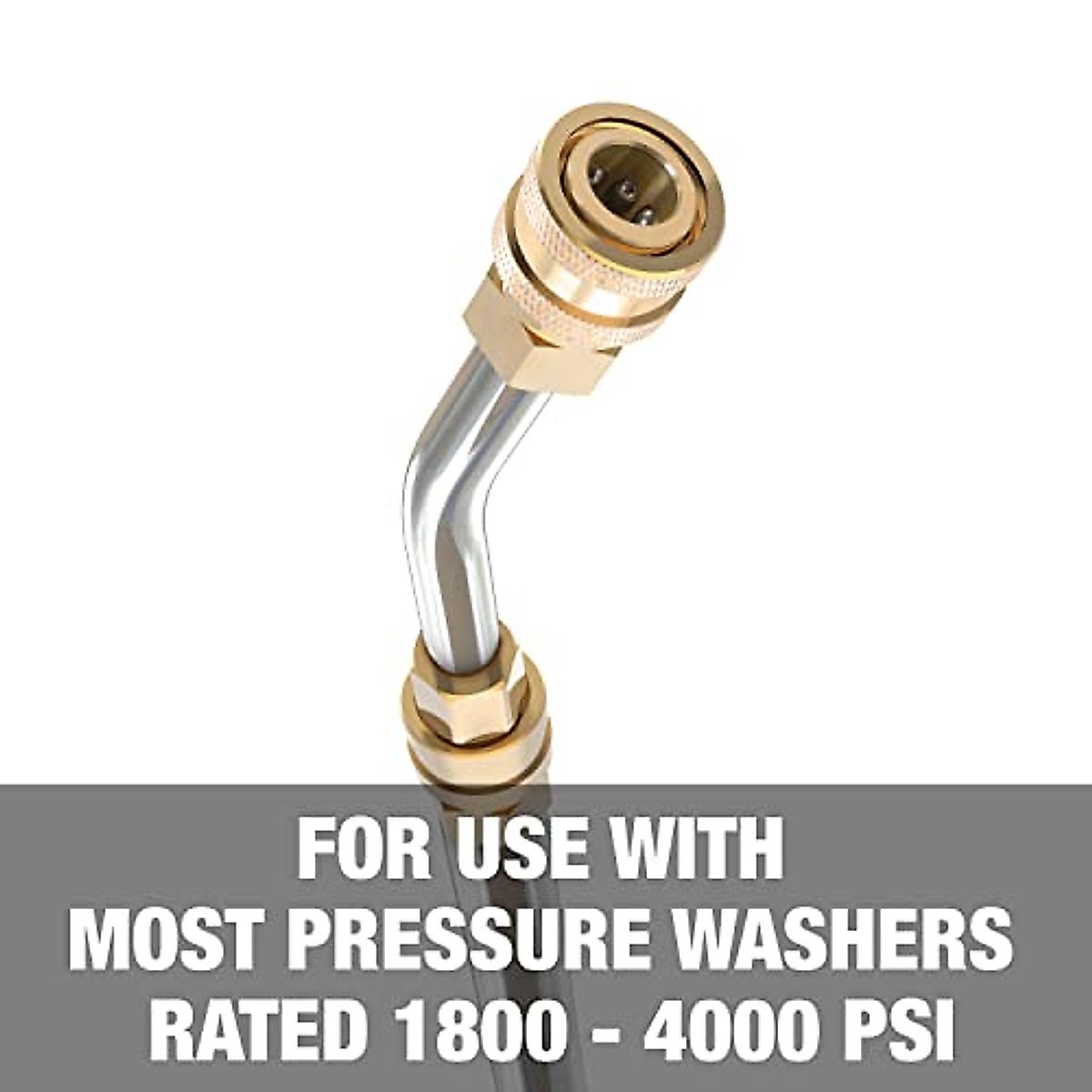 Sun Joe SPX-SRL9 Universal Sky Lance Extension Spray Wand for Most Gas and Electric Pressure Washers Rated up to 4000-PSI Max, w/ 4-Piece Accessory Kit, 9-Foot