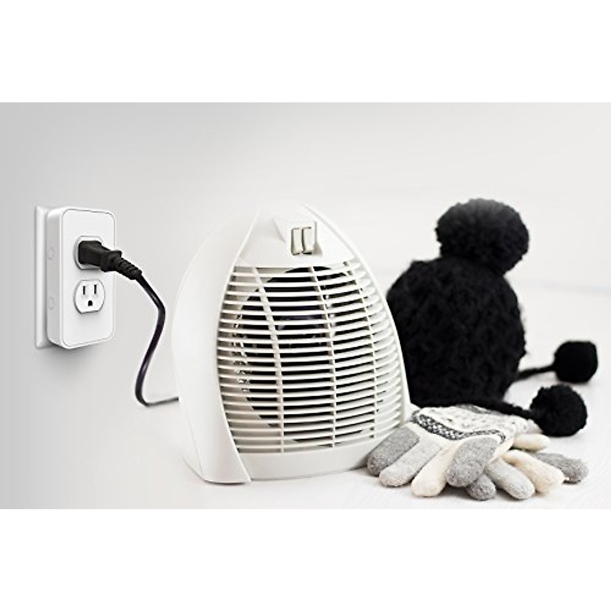 Power by SimplySmart Home, Dual Outlet Timer/Automation, DIY, USB Charger, Nightlight, No tools, No wiring, Snap on, Alexa, Google Assistant, iOS, Android, Smart Home, App