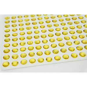 HTHYLURE Fishing Lure Eye 3D Soft Solid Gold Eye Fishing Eyes Holographic Lure Eyes Making Fly Tying Fake Fish Eyes DIY Lifelike Realistic Artificial Holographic Fake Eyes All Gold 4MM-500pcs