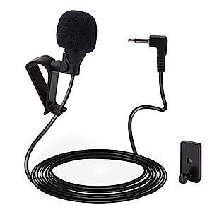 Galabox Mic 3.5mm Microphone External Assembly for Car Vehicle Head Unit Bluetooth Enabled Audio Stereo Radio GPS DVD