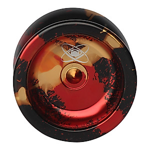 Yoyo King Watcher Metal Professional Yoyo with Ball Bearing Axle and Extra String (Volcano)